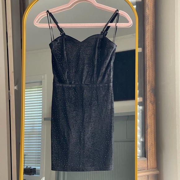 Theme | Dresses | Nwt Theme Nyc Girls The Serena Dress Black Velour ...